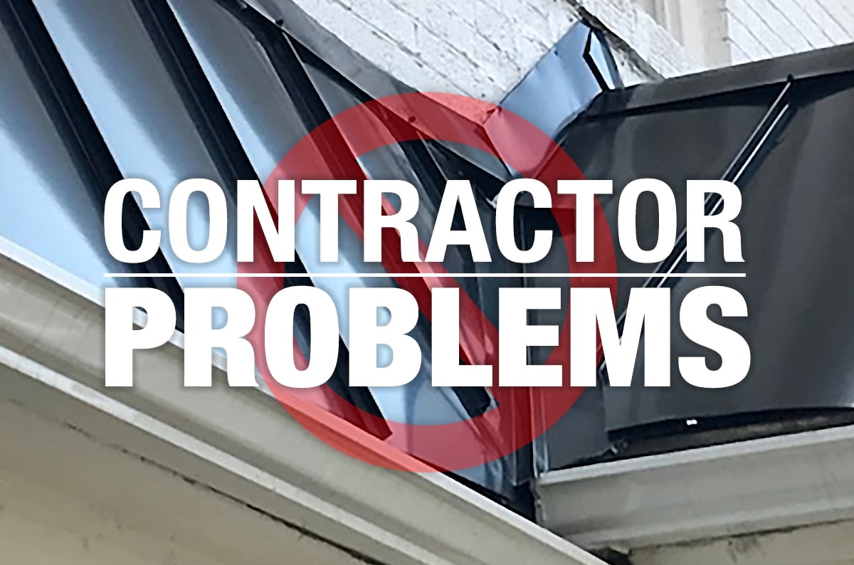 Roofing Contractor or Installation Problems: Top 5 Issues to Watch For