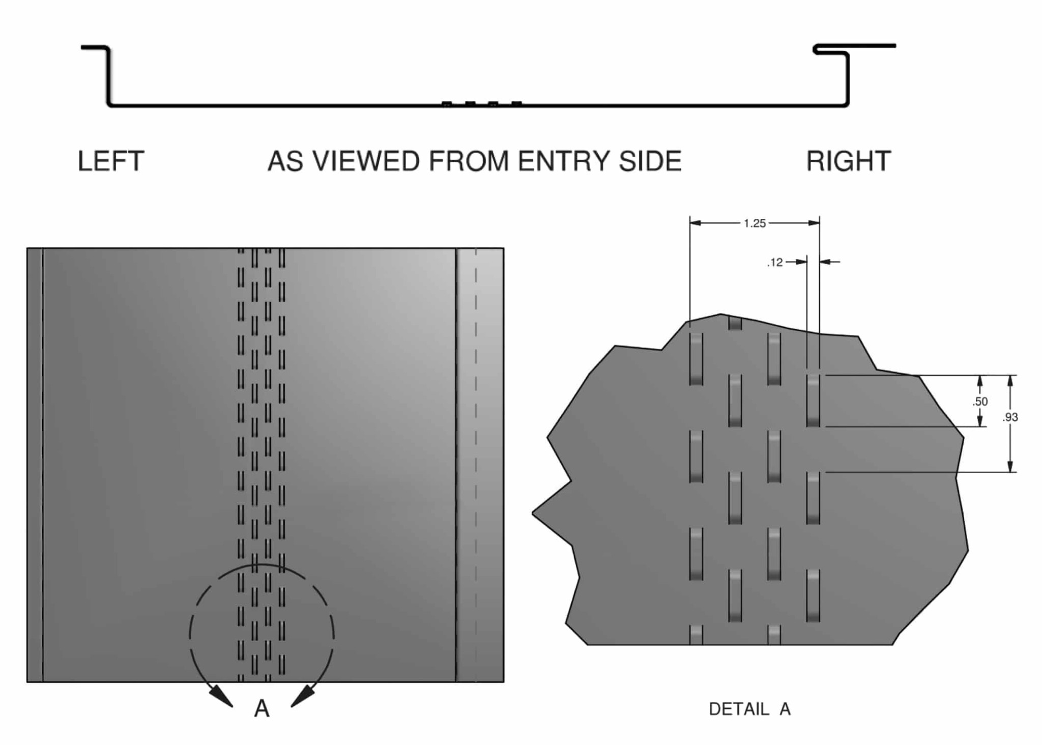 Sheffield Metals 1.5" FWP Flush Wall & Soffit - Panel Profile