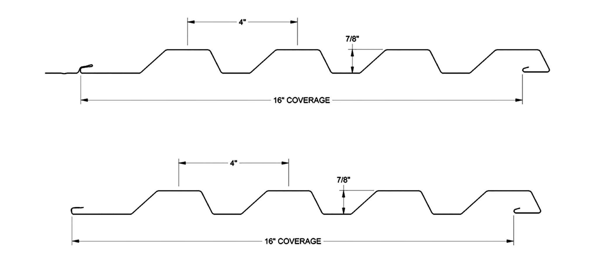 Sheffield Metals WAV Wall - Panel Profile