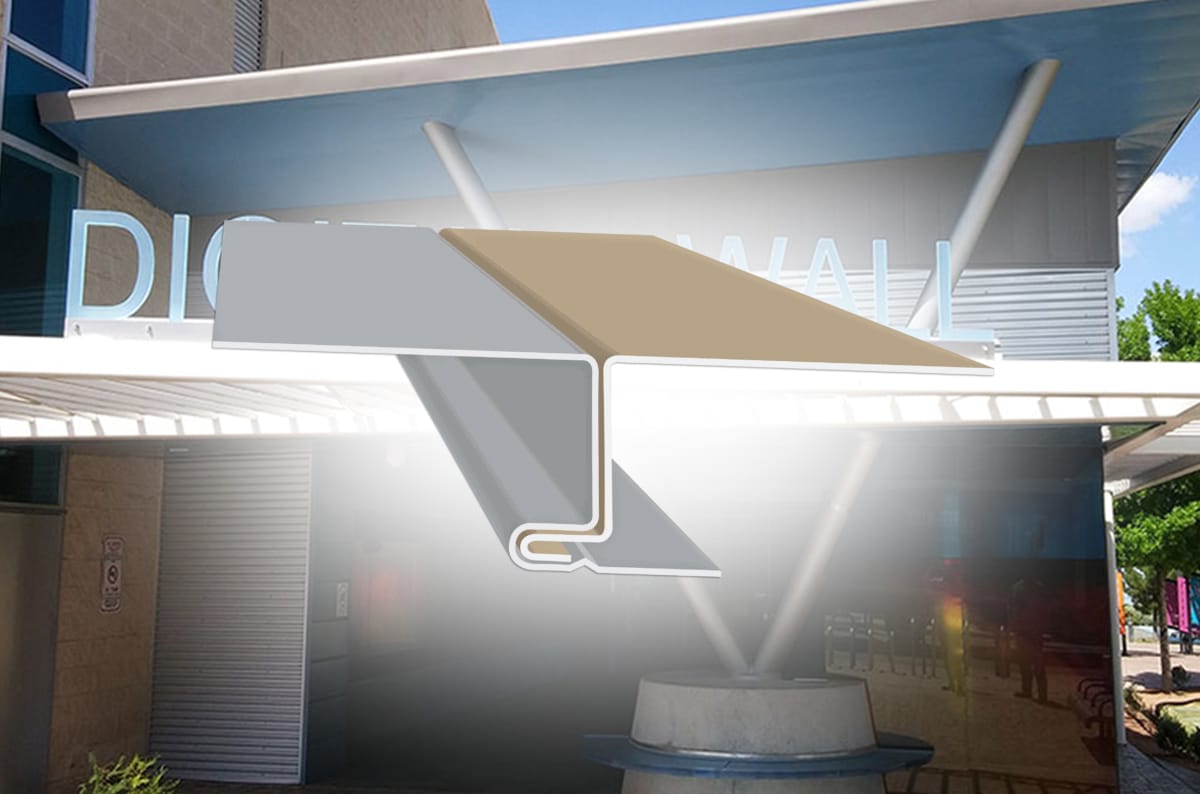 Sheffield Metals 1.5" FWP Flush Wall & Soffit - Panel Profile