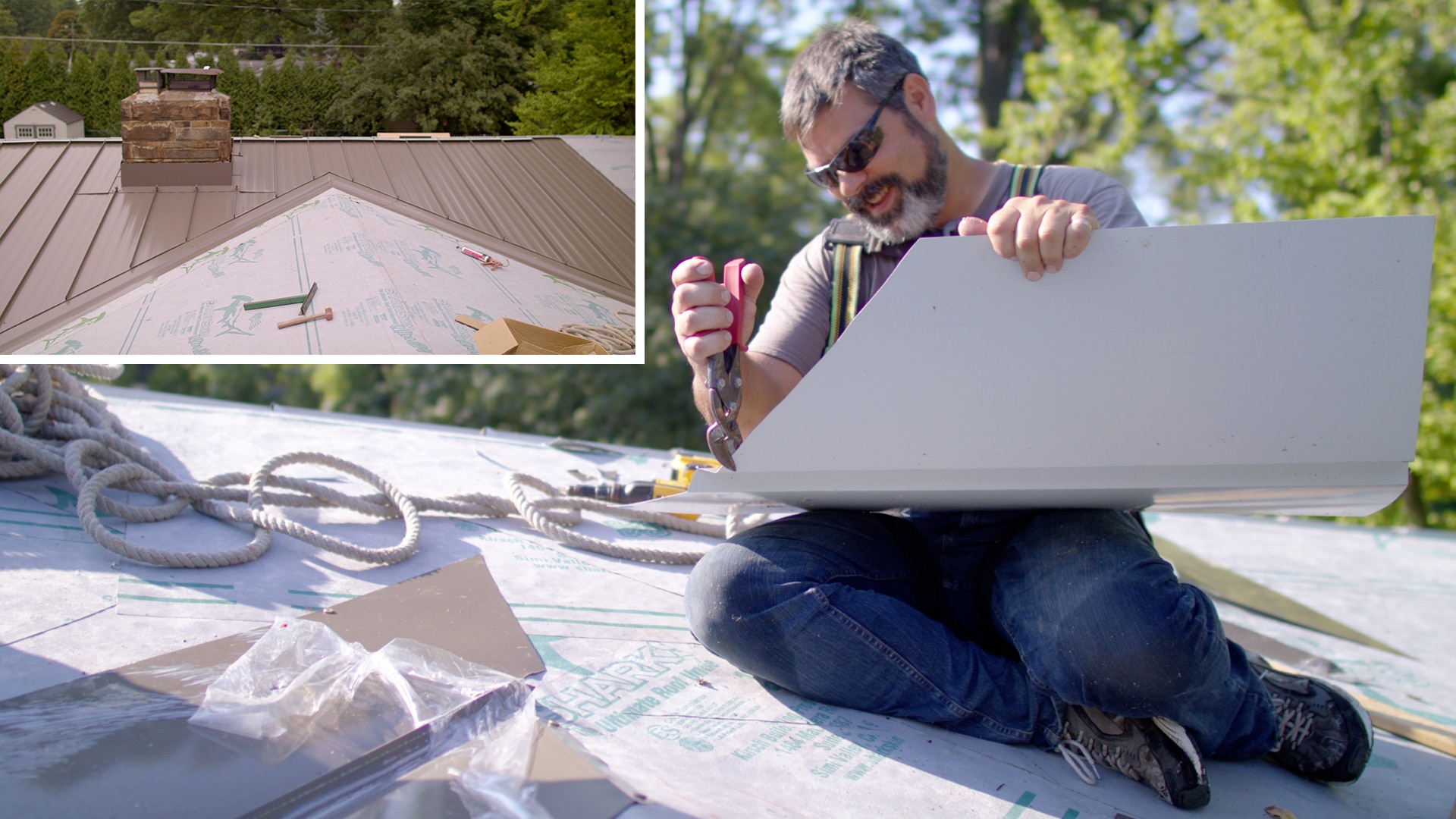 How to Join Two Valleys at the Ridge: Standing Seam Metal Roofing ...