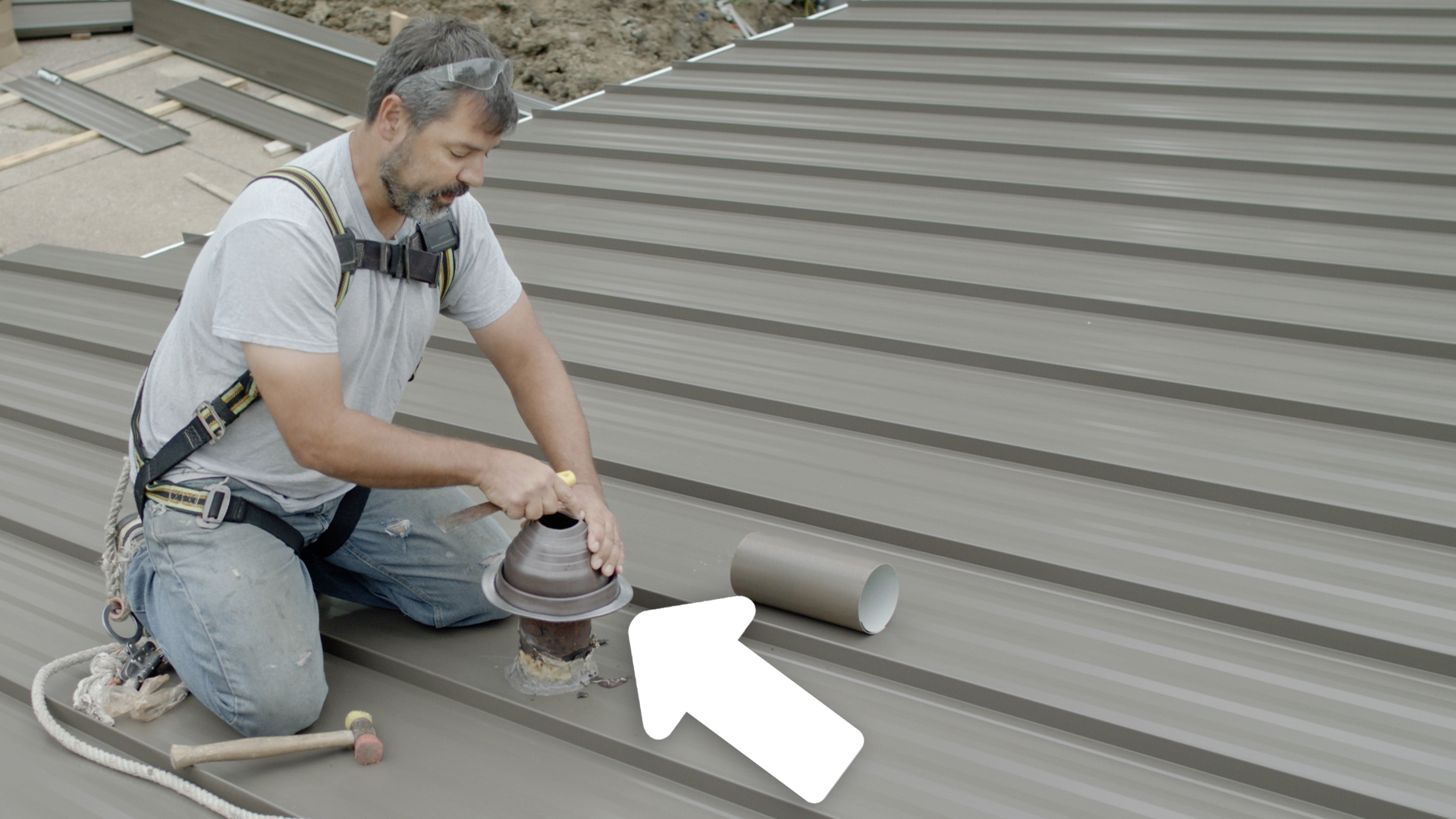 How To Install A Pipe Boot On A Standing Seam Metal Roof Sheffield Metals