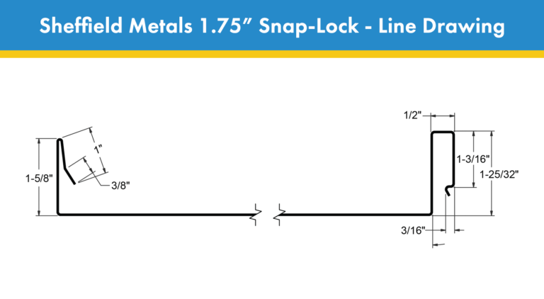 Sheffield Metals 1.75” Snap-Lock Profile: Uses, Engineering, & More
