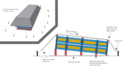 How to Properly Handle & Store Metal Roofing Panels & Trim