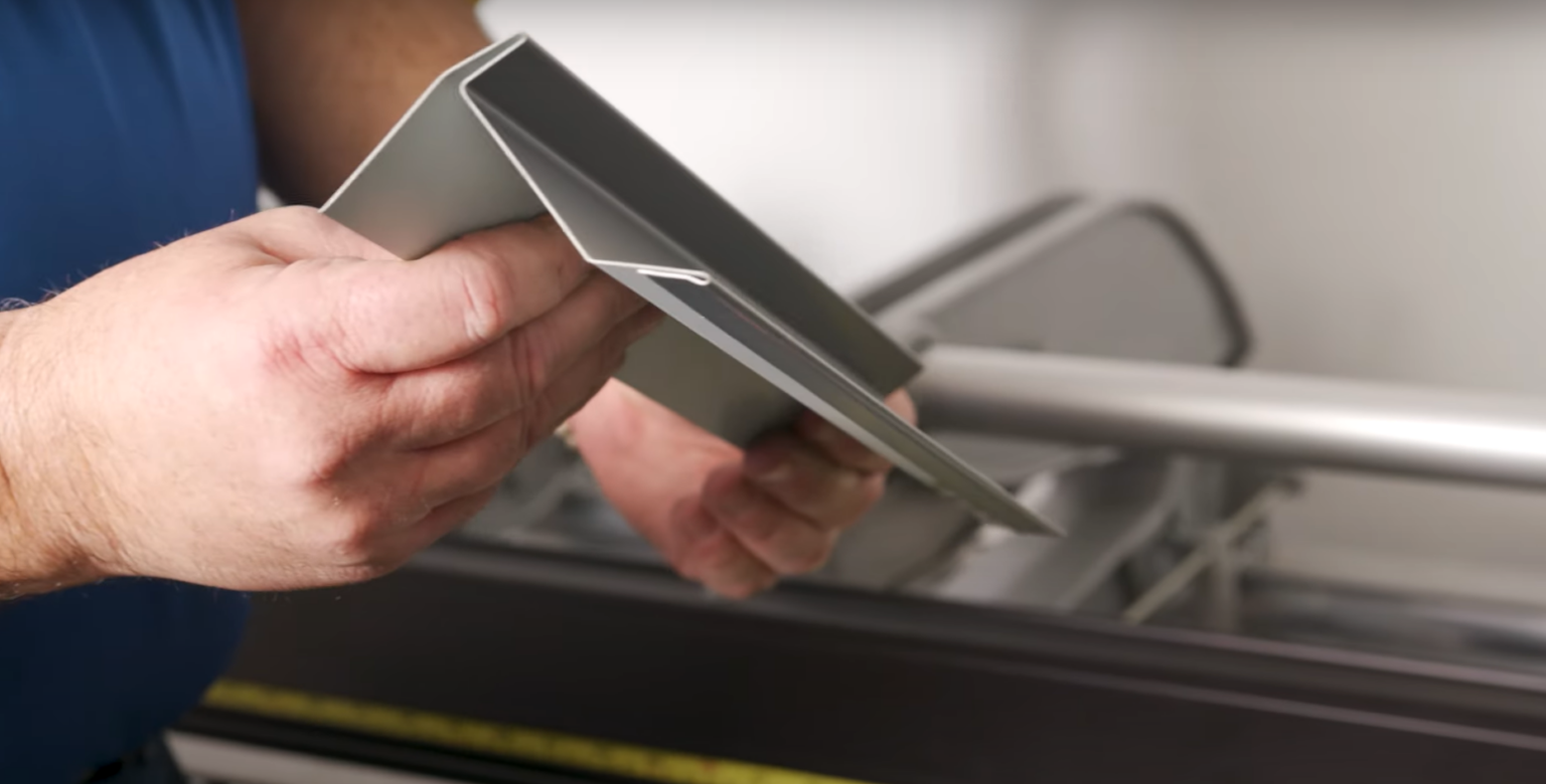 Bending Metal Flashing 101: How to Use a Hand Brake for Metal Roofing ...